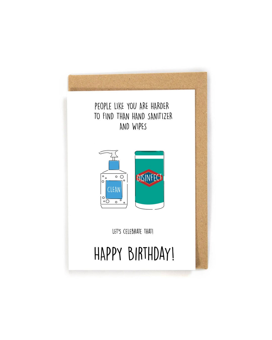 Funny Birthday Card, Quarantine Birthday Card, Happy Birthday Card ...