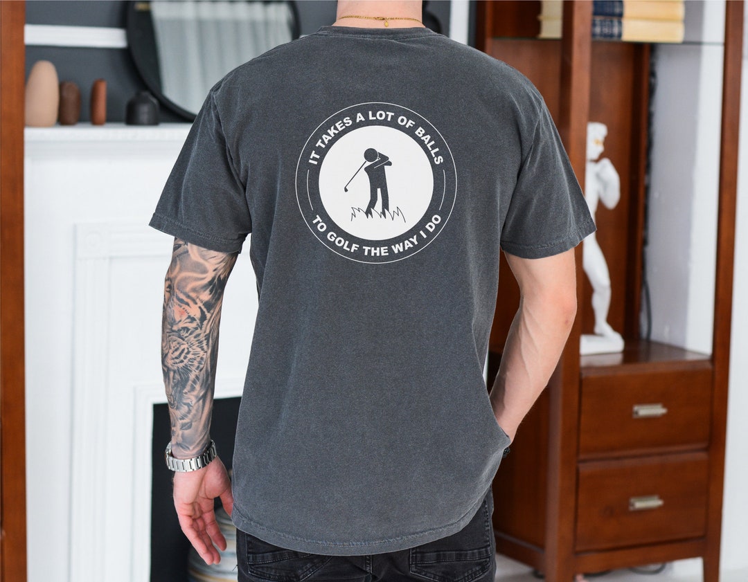 Funny Mens Golfing Shirt, Comfort Colors Golf Shirt, Sports Shirt Men ...