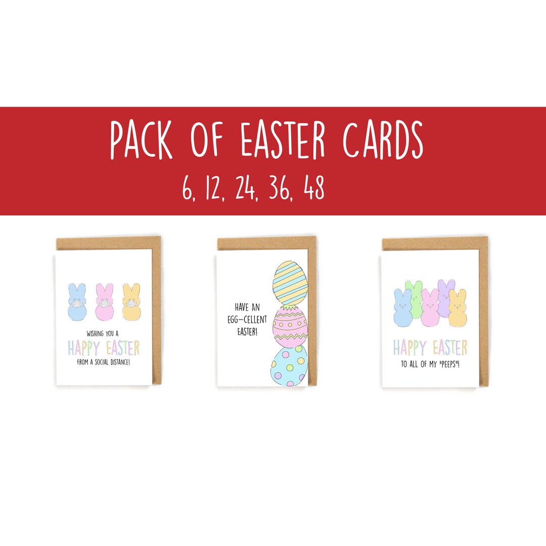 Pack of Easter Cards, Easter Card Pack, Easter Cards, Happy Easter ...