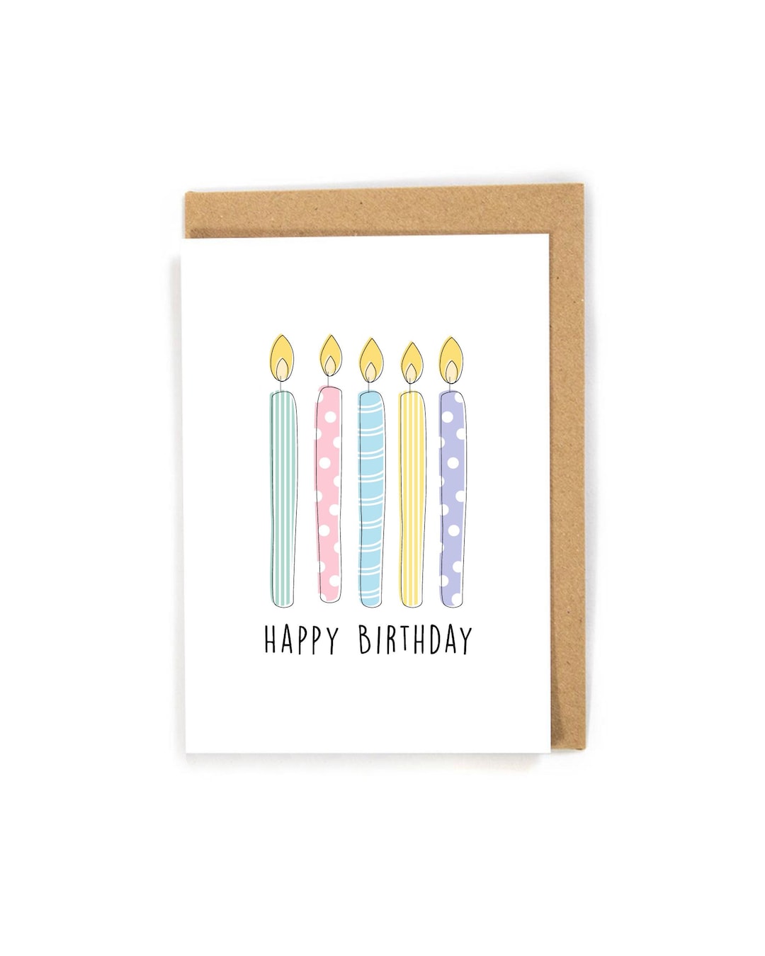 Generic Birthday Card, Cute Birthday Card, Simple Birthday Card ...