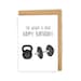 Workout Birthday Card, Birthday Card for Gym Lover, Fitness Birthday ...