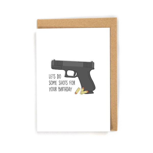 Manly Birthday Card - Etsy