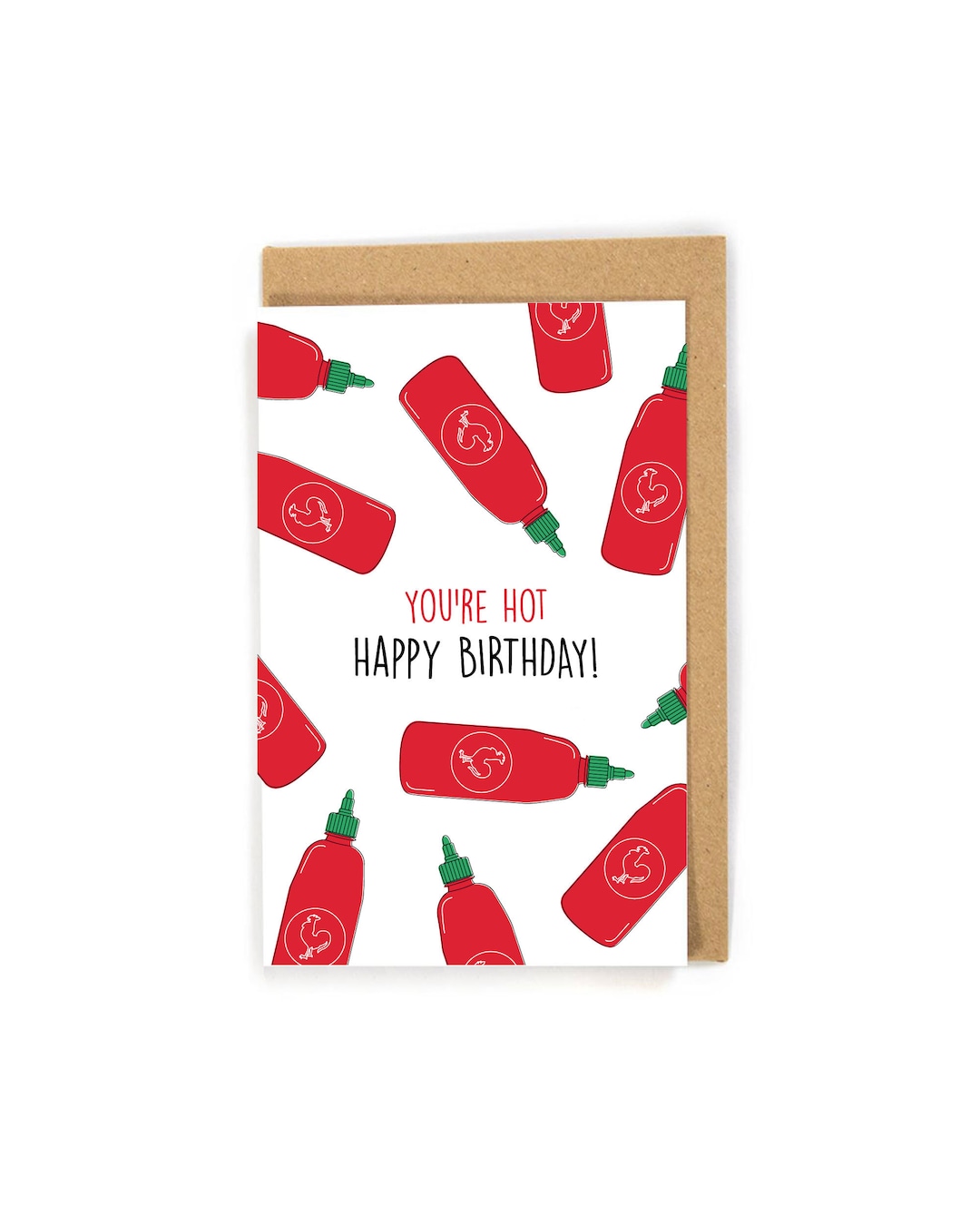 Hot Sauce Birthday Card, Spicy Birthday Card, Birthday Card for Him/her ...