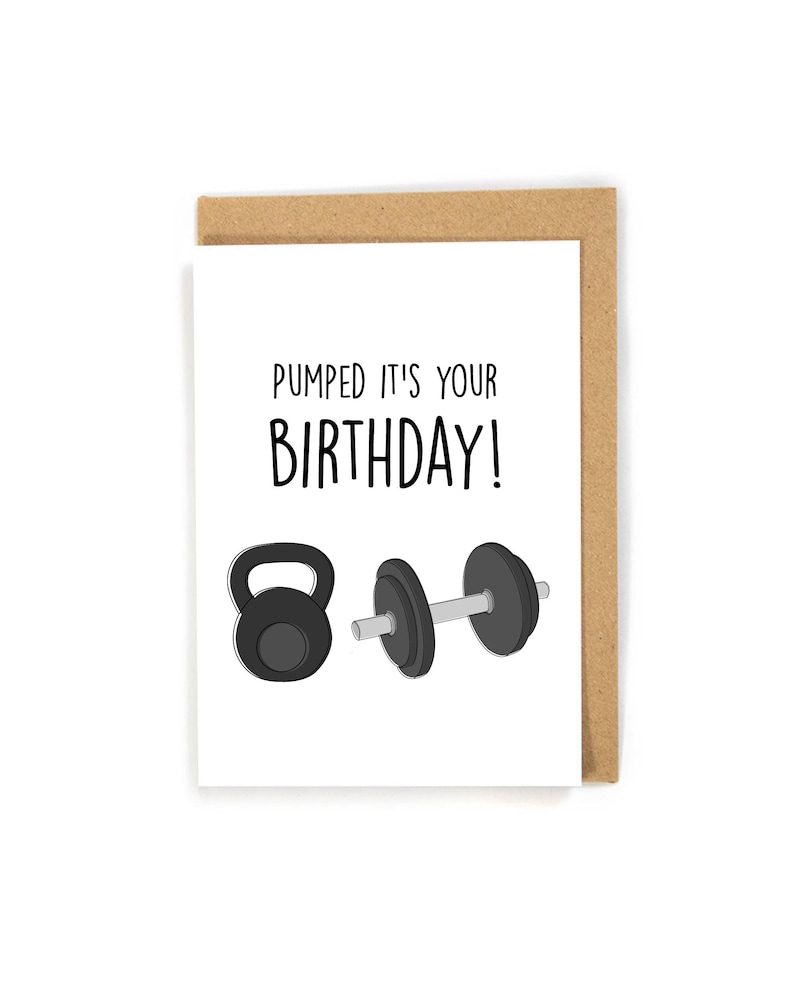 Workout Birthday Card, Birthday Card for Gym Lover, Fitness Birthday ...