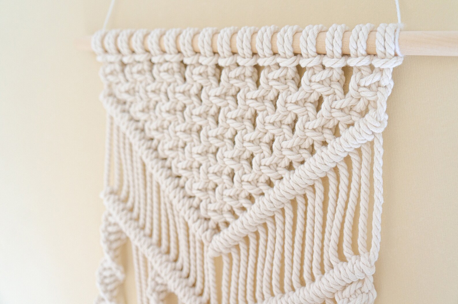 DIY Macrame Kit * 13 COLORS * Modern / Beginner Tapestry, Home ...