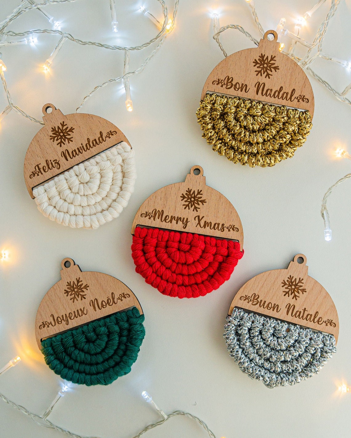 Base for Macramé or DIY Christmas Ball / Wood / Macramé Blanks - Etsy