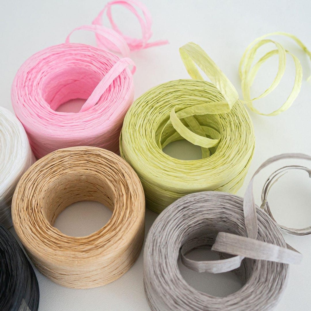 Paper Raffia Yarn / 100 Meters / Raffia for Crochet - Etsy