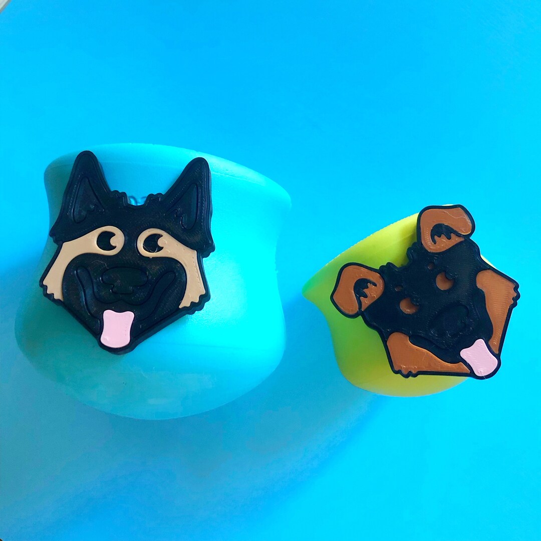 German Shepherd Dog Dripper Tipper Breed Series Dog Toy Plug - Etsy