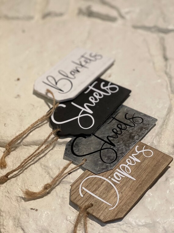 Organization Tags Organization Labels Basket Organization - Etsy