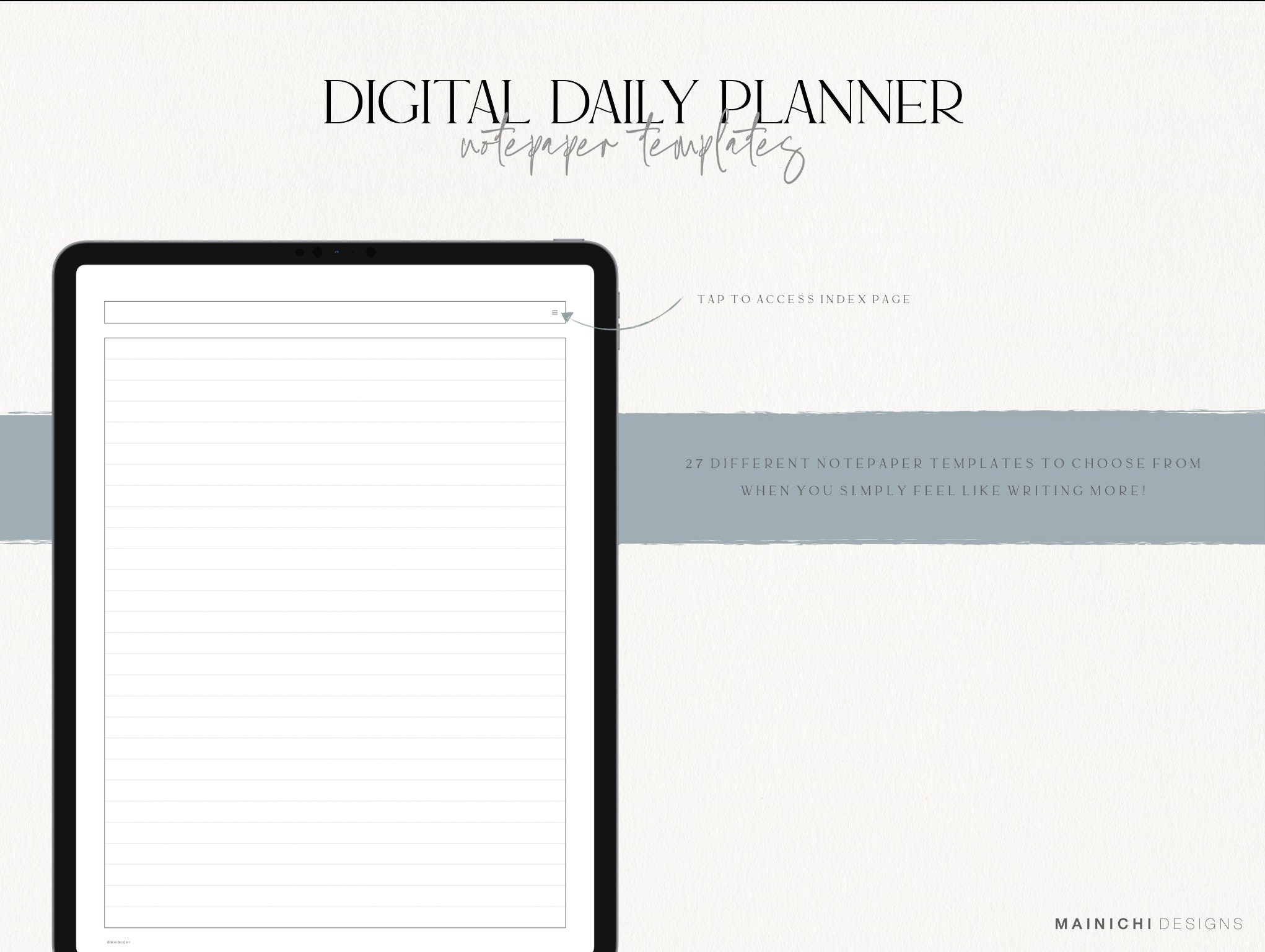 Digital Daily Planner Undated Planner Everyday Planner - Etsy