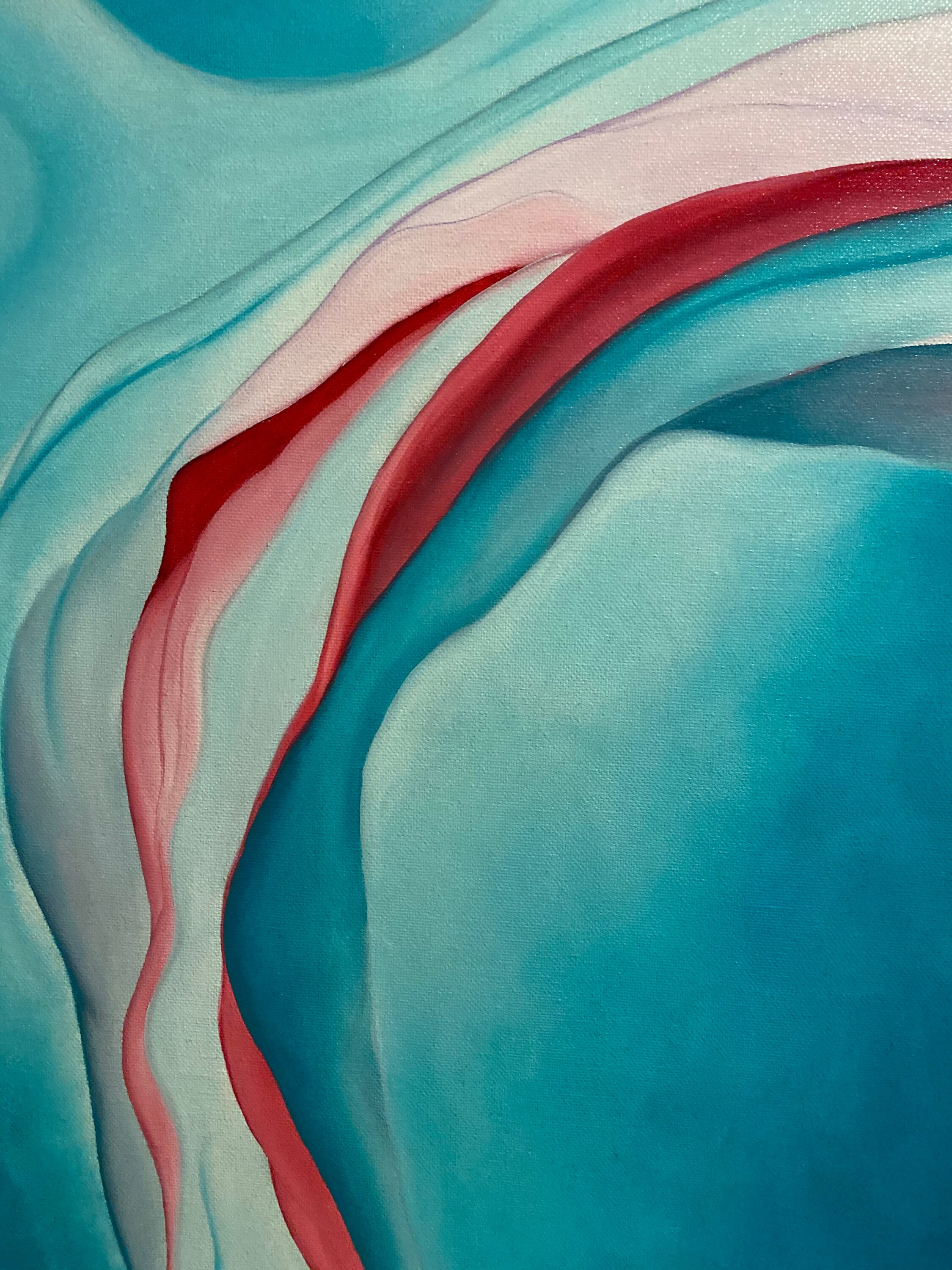 Original Oil Painting "strength of My Life" on Canvas 20" X 20" (art ...