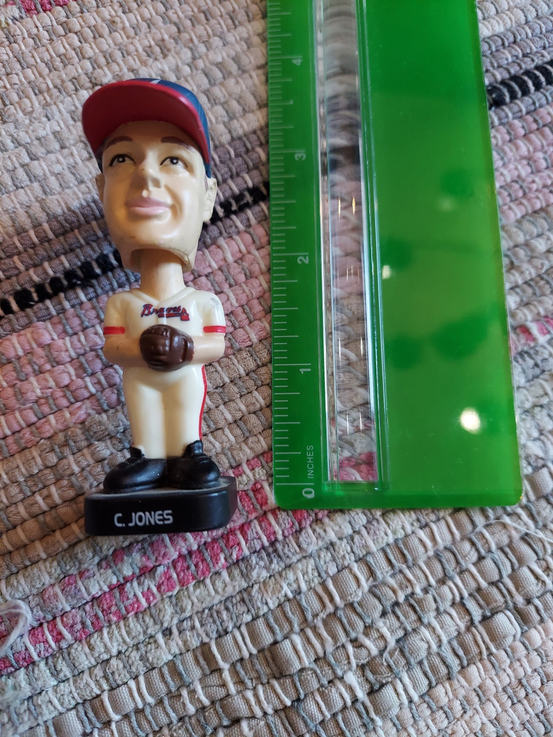 Baseball Bobble Head, 1980, C. Jones From the Braves - Etsy