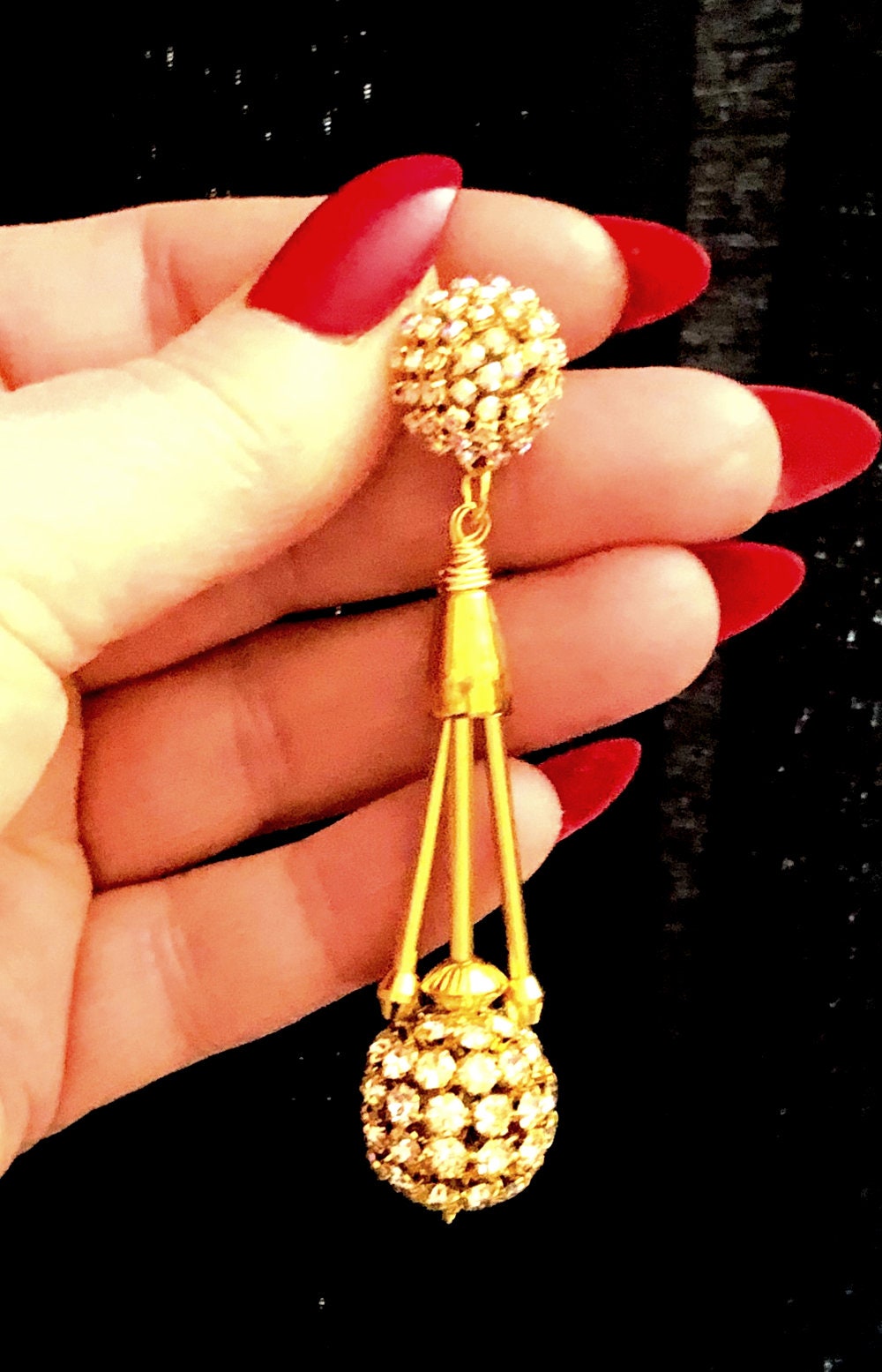 Bedazzled in Gold Earrings deluxe Star Collection - Etsy