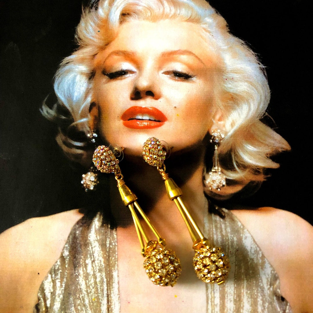 Bedazzled in Gold Earrings deluxe Star Collection - Etsy