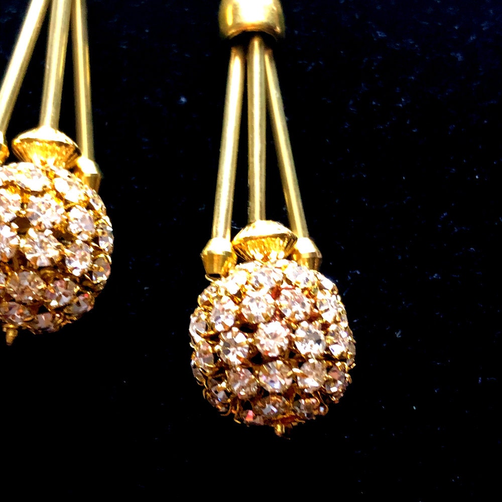 Bedazzled in Gold Earrings deluxe Star Collection - Etsy