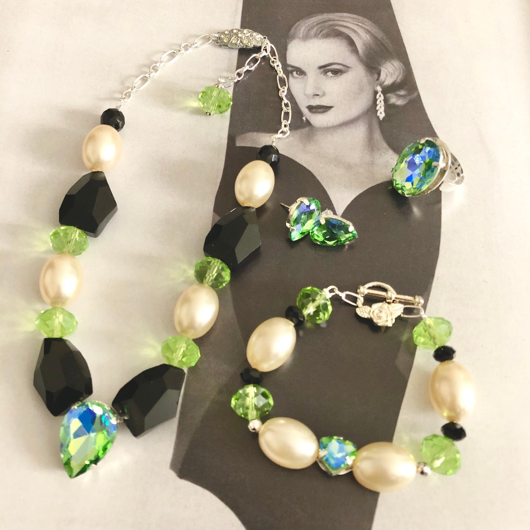 The 'gracie' Crystal Set - Etsy