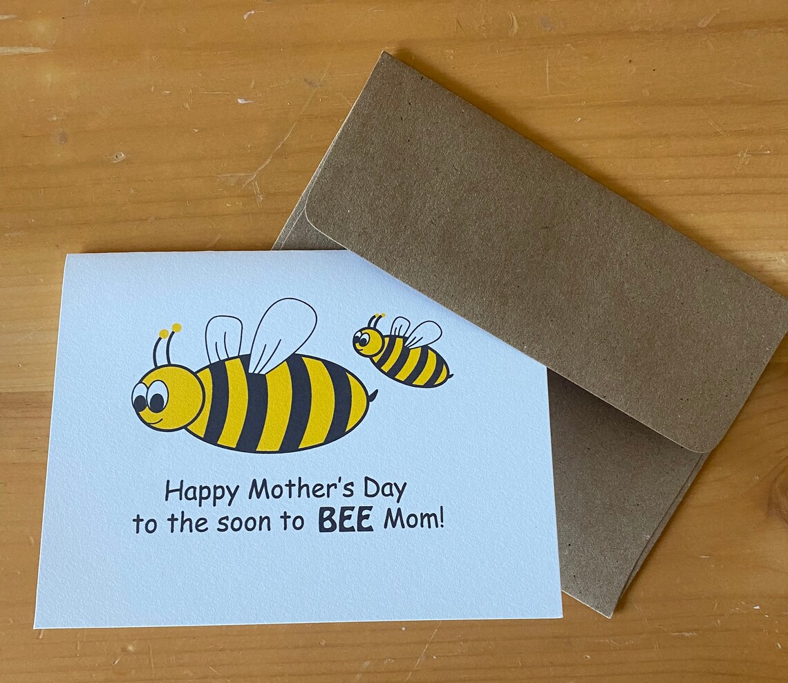 Mom to Bee Mother's Day Card - Etsy