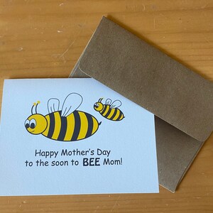Mom to Bee Mother's Day Card - Etsy