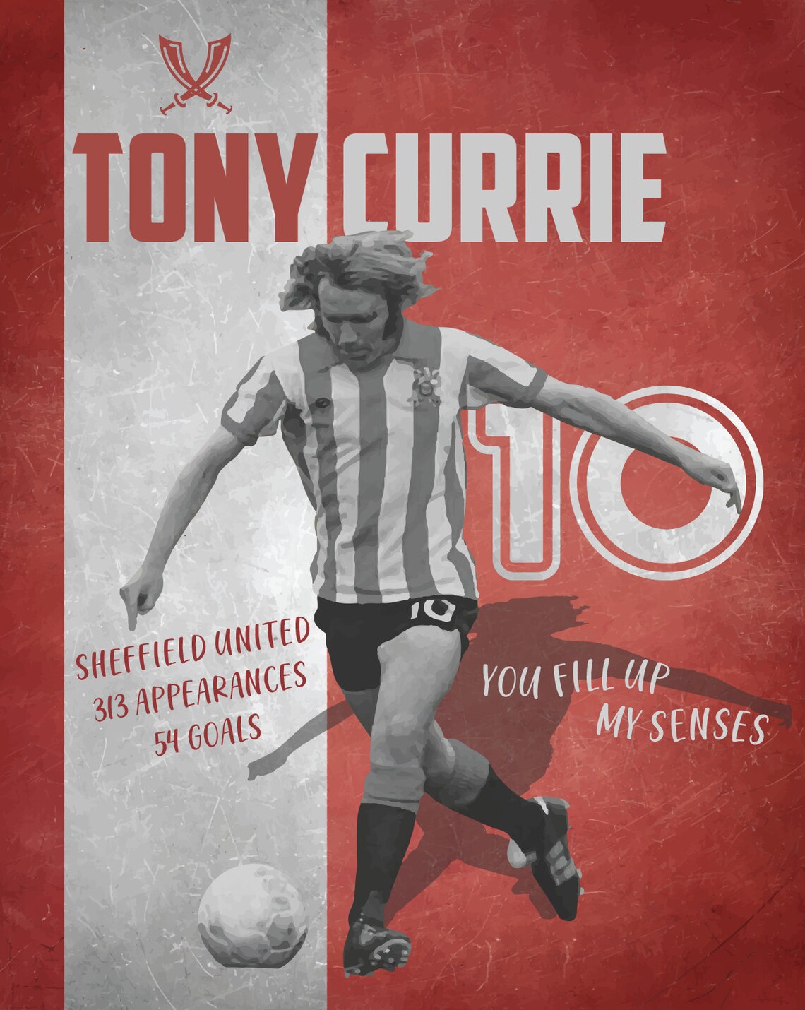 Tony Currie Print Sheffield United Print / Poster / Picture | Etsy