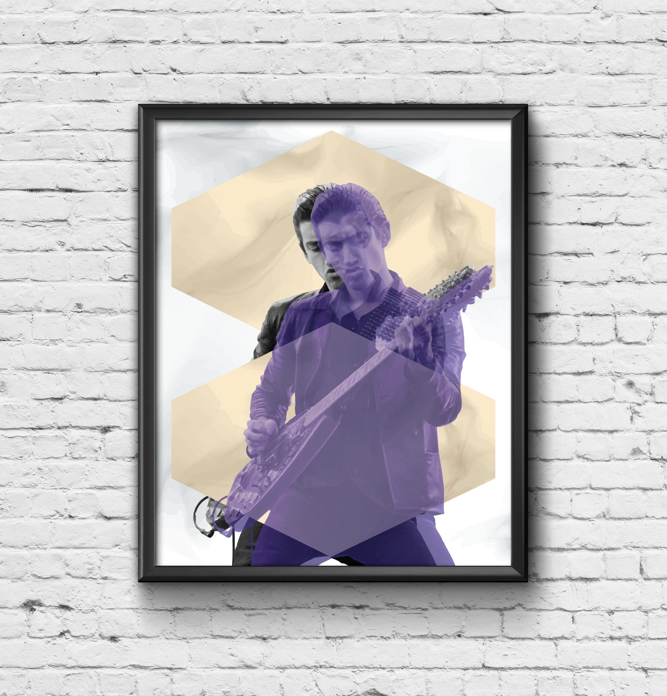 Alex Turner Print - Arctic Monkeys Print / Poster / Picture / Wall Art ...