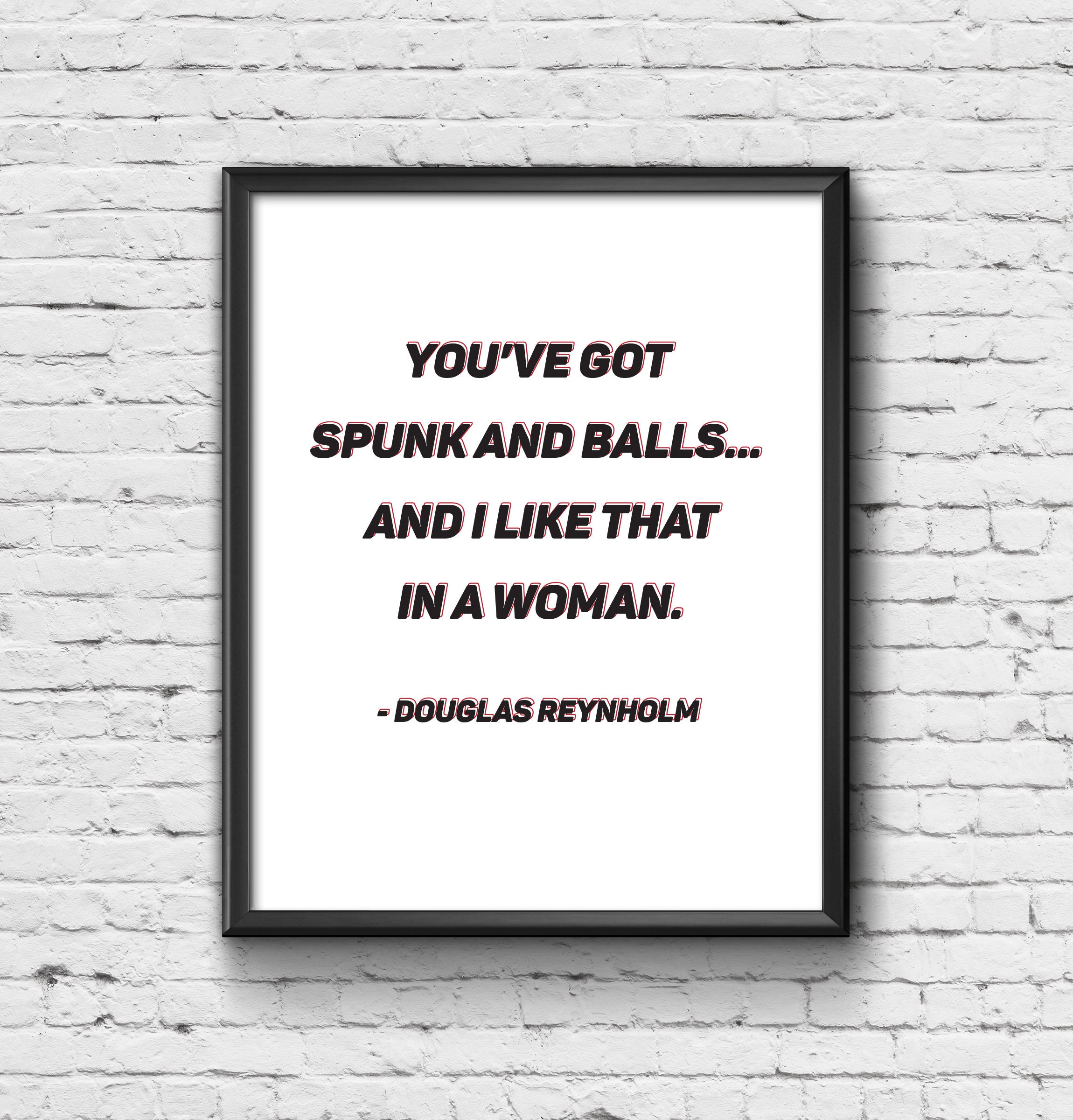 Douglas Reynholm Print - IT Crowd Print / Poster / Picture / Wall Art ...