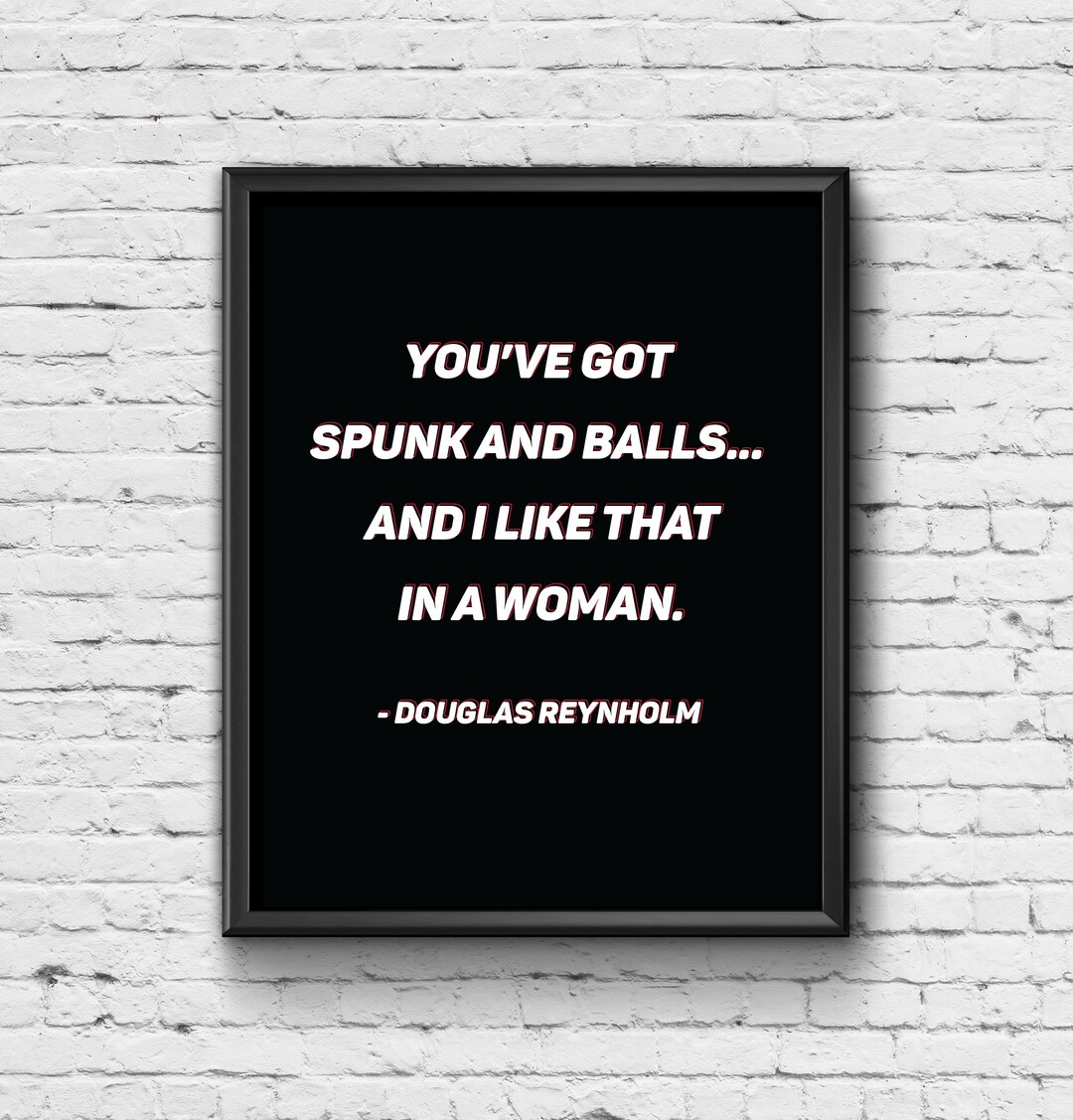 Douglas Reynholm Print - IT Crowd Print / Poster / Picture / Wall Art ...