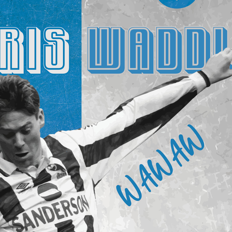 Chris Waddle Print Sheffield Wednesday Print / Poster / Picture / Wall ...