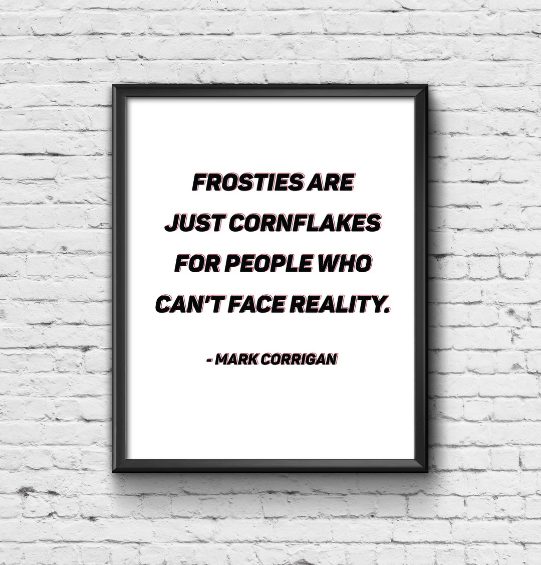 Mark Corrigan Print - Peep Show Print / Poster / Picture / Wall Art ...