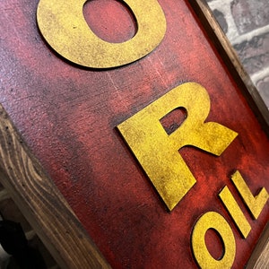 Vintage Shell Motor Oil Sign - Etsy