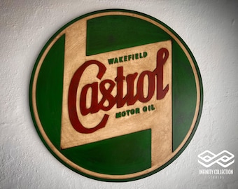 Castrol Motor Oil Reproduction Sign - Etsy