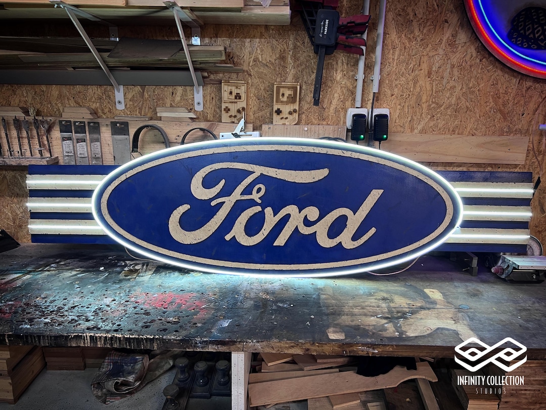 Ford Vintage Sign Neon Led XXL - Etsy