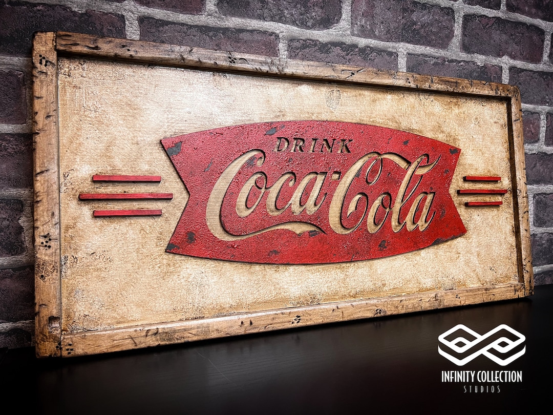 Vintage Coca Cola Sign - Etsy
