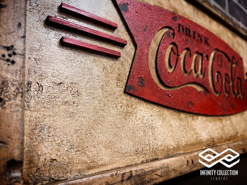 Vintage Coca-cola Sign - Etsy