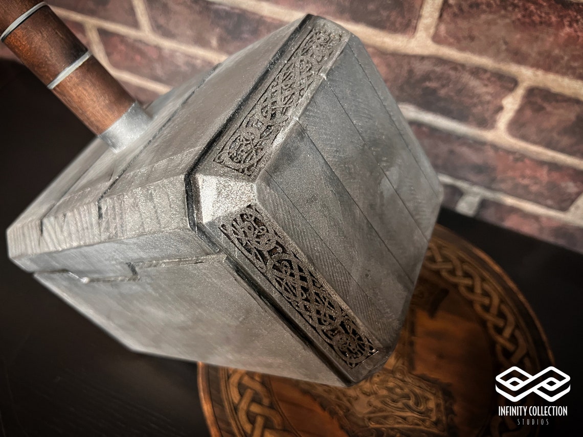 Deluxe Wood Mjolnir - Etsy