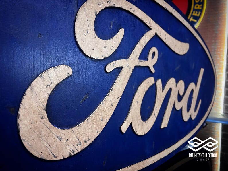 Ford Vintage Bord XL - Etsy Nederland