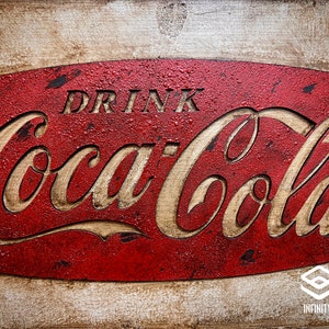 Vintage Coca Cola Sign - Etsy
