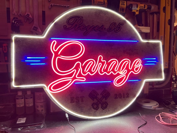Neon Garage Signs Garage Open Neon Sign: Light Up Your Garage Entry