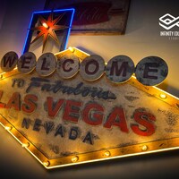 Acrylic Las Vegas Sign | 3D Layered Sign | Welcome to Fabulous Las ...