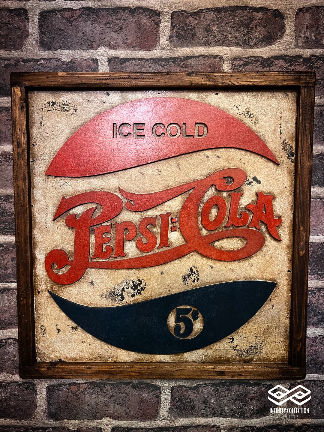 Vintage Pepsi Cola Vintage Sign - Etsy