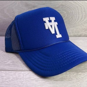 Upside Down LA Royal Blue Cap Hat 5 Panel High Crown Mesh - Etsy