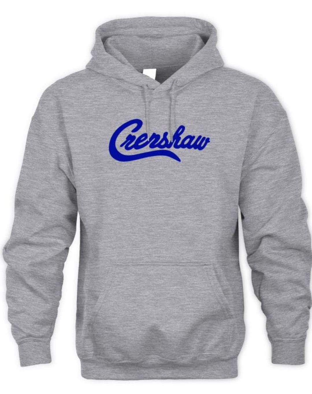 Crenshaw Blue Script Hoodie Crenshaw Hoodie California Hoodie Hip Hop ...