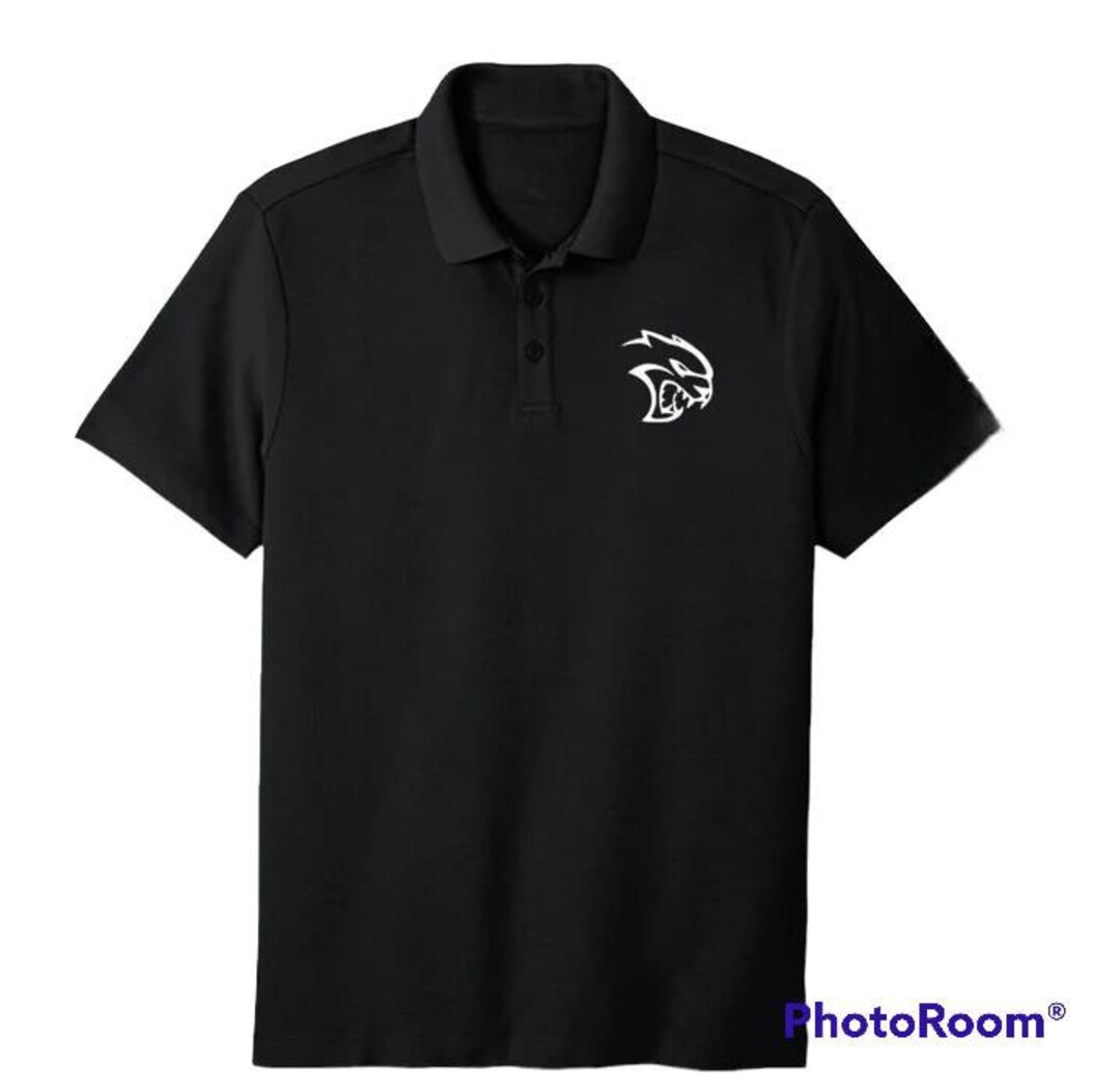Hell Cat Inspired Embroidered Polo Shirt Embroidered Polo Shirt for Dad ...