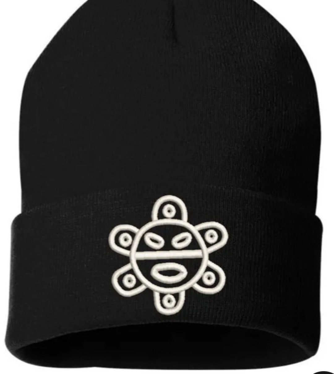 Custom Embroidered Black Taino Sun Puerto Rico Beanie Hat - Etsy