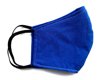 Royal blue mask | Etsy