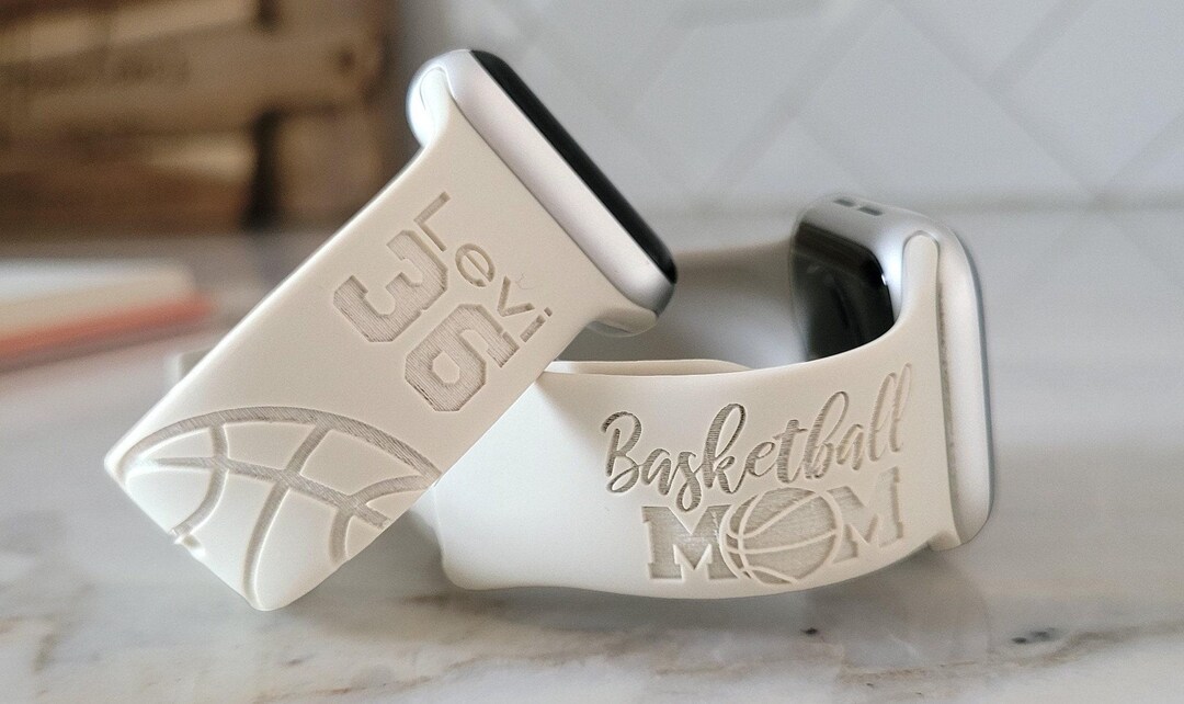 Personalized Apple Watch Band: Custom Engraved Silicone Strap ...