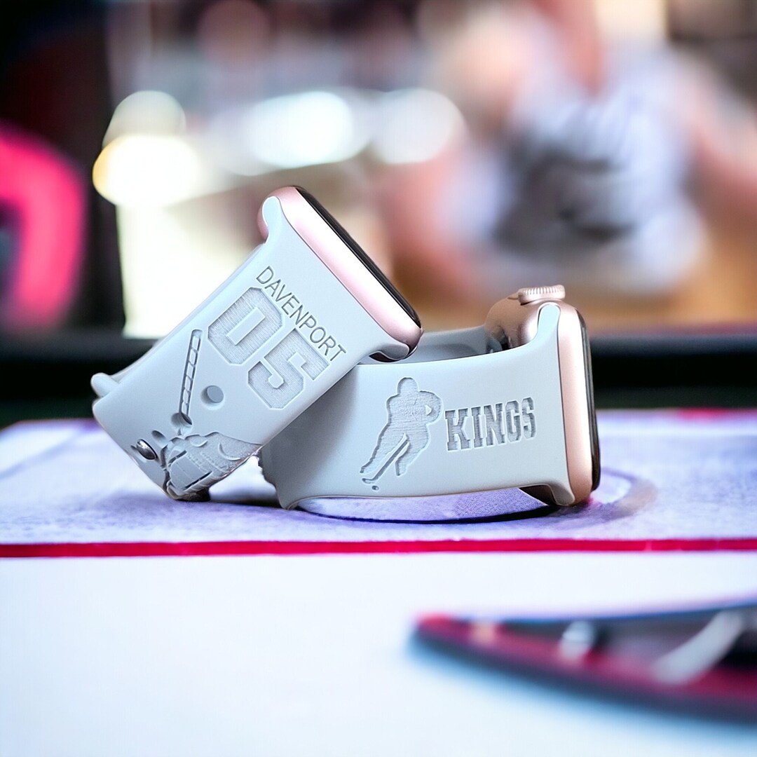 Personalized Watch Band HOCKEY for Apple, Fitbit Versa, Samsung ...