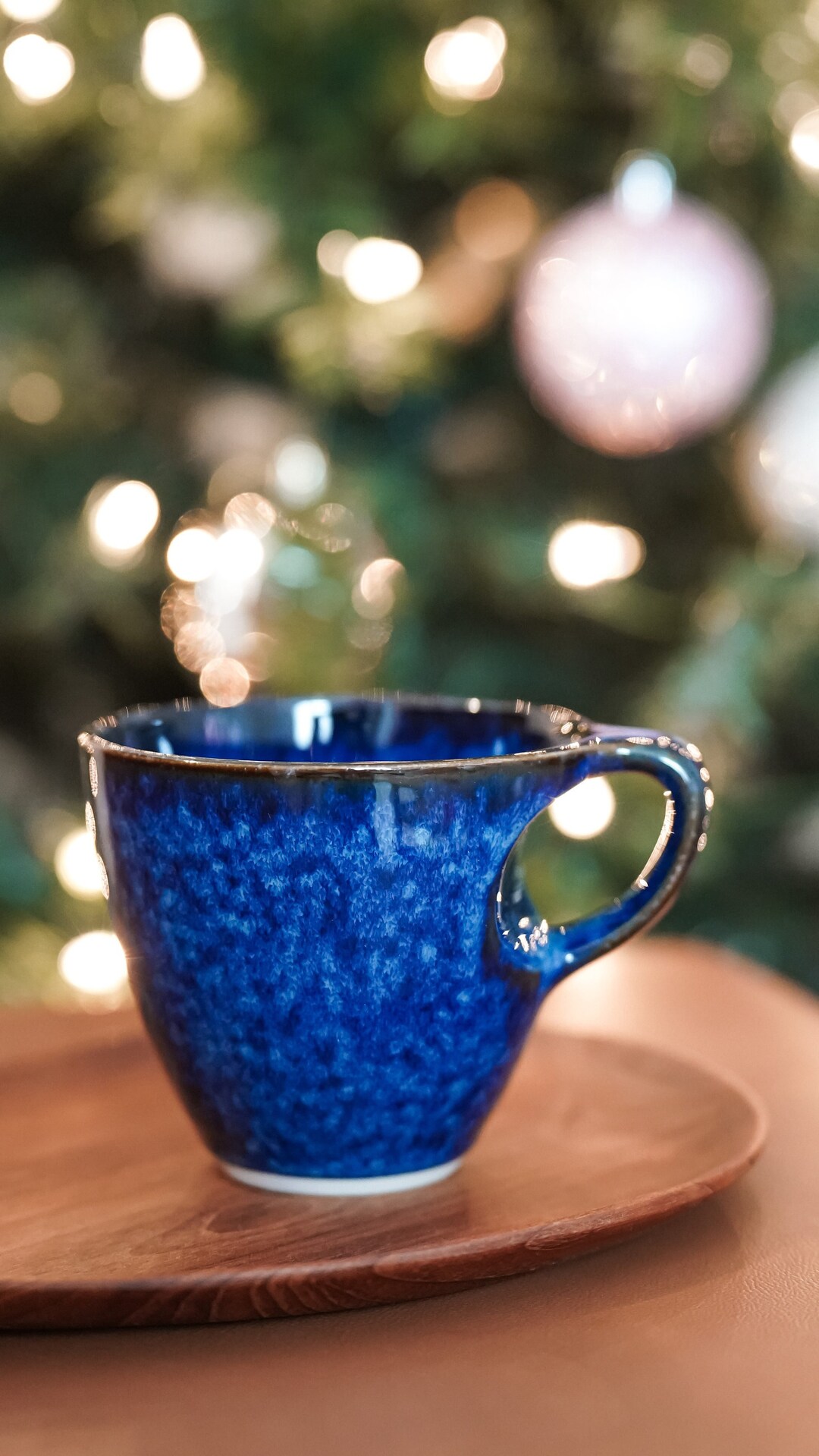 Handmade Ceramic Mug 13oz. Starry Night Blue Coffee Mug - Etsy