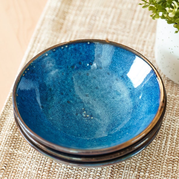 Blue Ceramic Bowls - Etsy