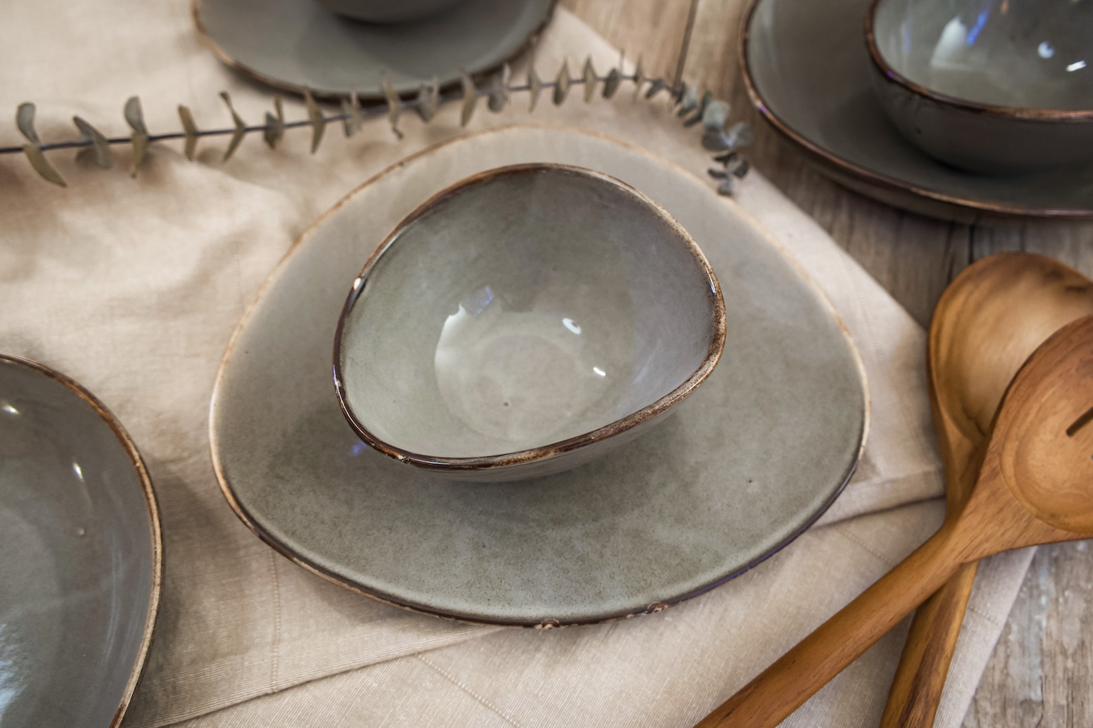 New Irregular Pottery Plate Collection Pottery Plates and - Etsy