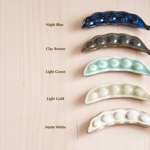 Handmade Ceramic Chopstick Rest, Light Gold Ceramic Chopstick Rest ...
